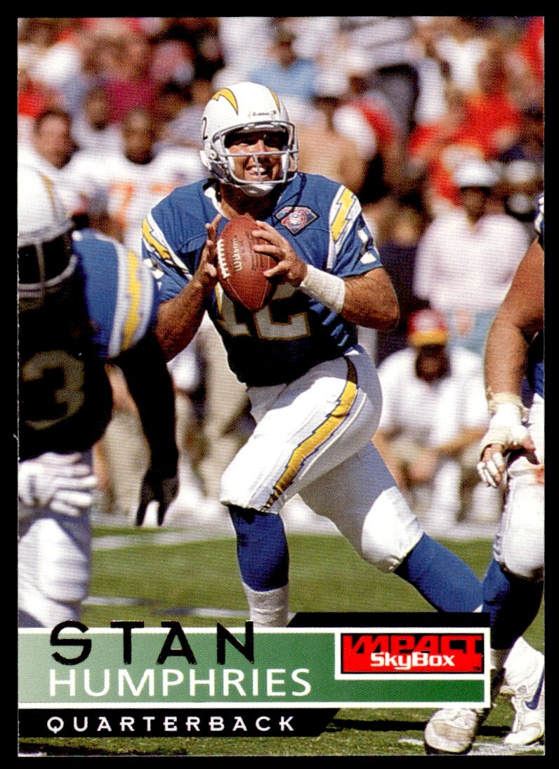 1995 SkyBox Impact Stan Humphries San Diego Chargers #124 | eBay