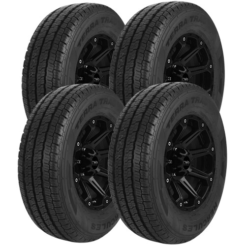 (QTY 4) LT275/70R18 Hercules Terra Trac CH4 125/122R Load Range E Tires ...