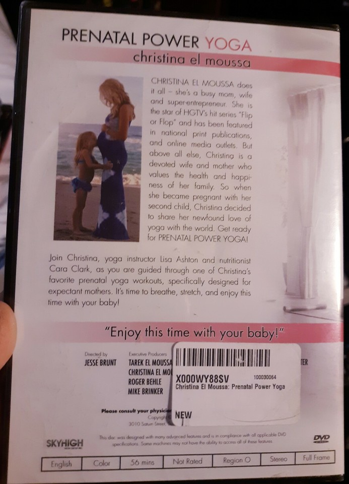 NEW - Christina El Moussa (HGTV's Flip or Flop) Prenatal Power Yoga DVD ...