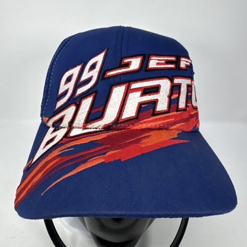 Vintage Jeff Burton Hat #99 90s NASCAR Racing CITGO Snapback Splash Cap ...