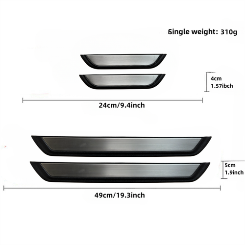 For Altima Accessories Door Sill Protectors Panel Scuff Plate Cover ...