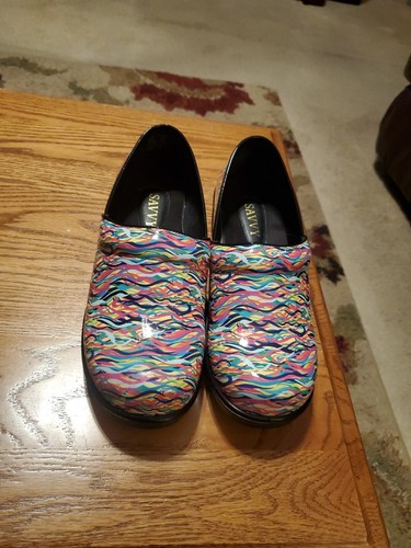 Savvy Brandy Nursing Nurse Clogs Women's 9.5 Multi-colored Slip ...