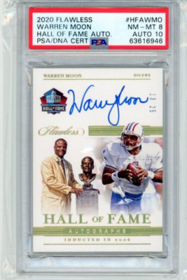 2020 Panini Flawless Football Hall Of Fame Autograph #HFA-WMO Warren ...