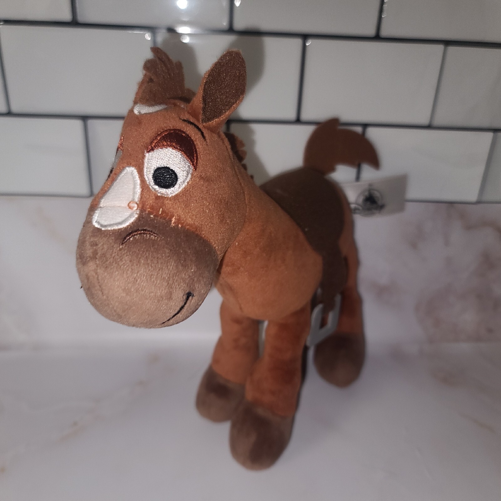 Disney Parks Bullseye Reddish Brown Race Horse Toy Story Plush Silver ...