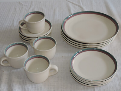 Pfaltzgraff JUNIPER Pattern 16pc Service for 4 Dinnerware Set - No ...