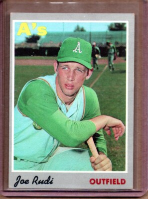 1970 TOPPS JOE RUDI # 102 (EX-EX/MT) CREASE FREE | eBay