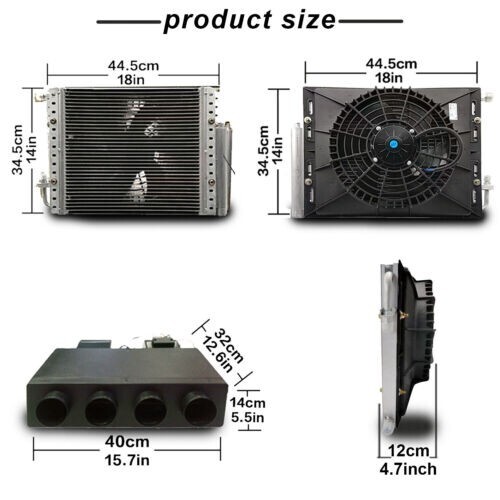 12V Underdash Heat&Cool Air Conditioner Universal Electric AC Unit | eBay