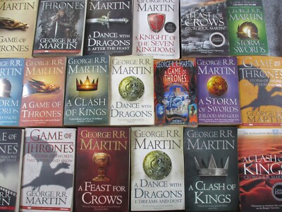 George R R Martin Novels Large Selection Combine Postage Complete The ...