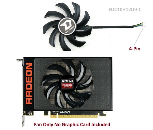 Cooling Fan FDC10H12D9-C for AMD/Dylan/ASUS R9 Nano 4G HBM Video Card ...