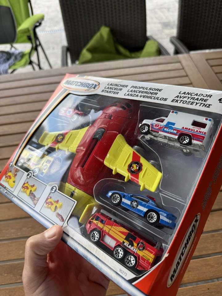 Matchbox 1999 Action Launcher Alarm 5 - RARE - Vintage Emergency Fire ...