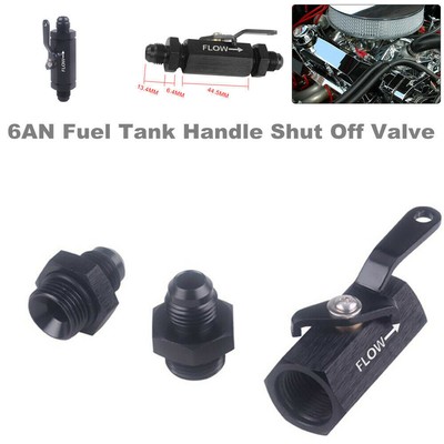 6AN AN6 Car Fuel Tank Handle Cut Off w/ Cable Lever Safety Roll Shut ...