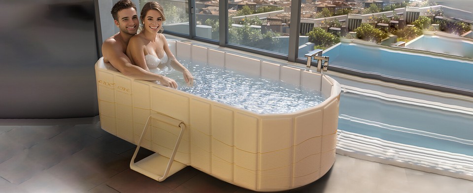 Portable Bathtub Fit Adult Foldable No Installation Bath Hot SPA Tub ...