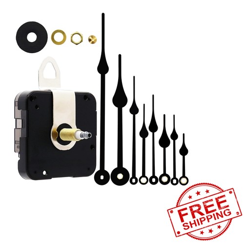 Youngtown 12888 High Torque Long Shaft Clock Movement Mechanism with 4 ...