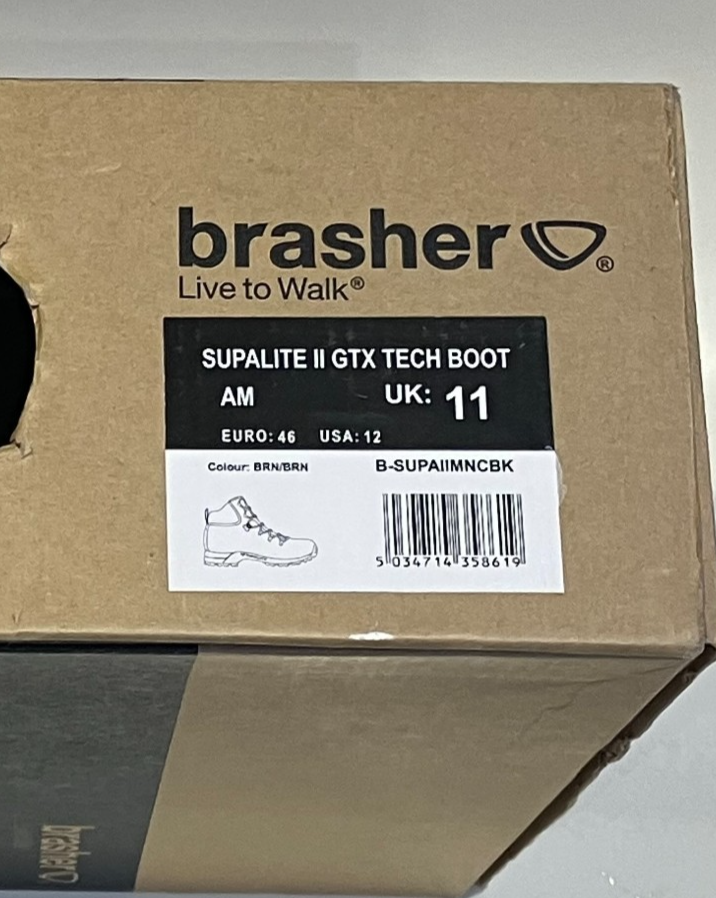 Brasher Boots SUPALITE II GTX Goretex Walking Hiking UK 11 | eBay UK