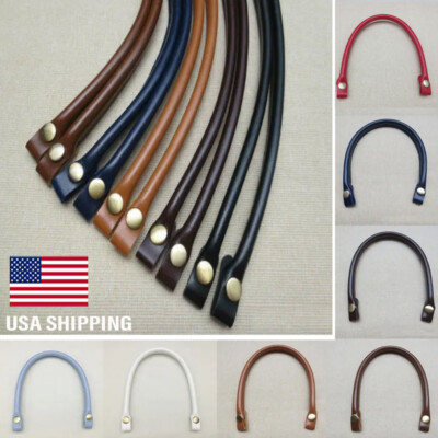 2Pcs Leather Bag Handles Replacement Shoulder Bag Handbag Tote Bag ...