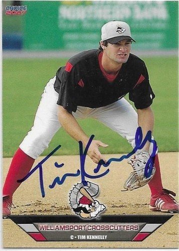 TIM KENNELLY Autographed Signed 2007 Williamsport card Philadelphia ...