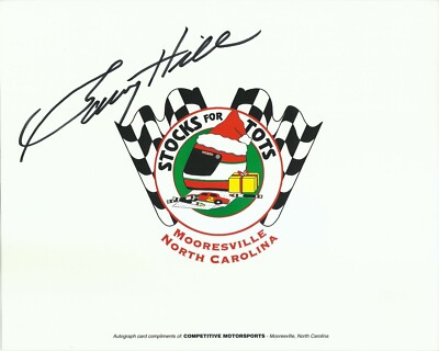 Garry Hill - NASCAR Artist Original 8x10 Signed Stocks For Tots ...