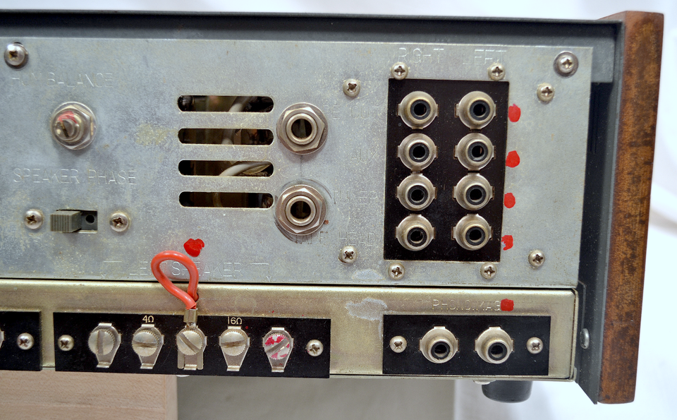 OLSON 7189 32 WATT 12AX7 Triode Tube Phono Mix Tape Preamp Power Amp ...