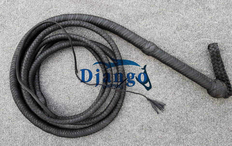 8 Feet 12 Plaits Premium Paracord Nylon Heavy Duty Custom BULLWHIP For ...