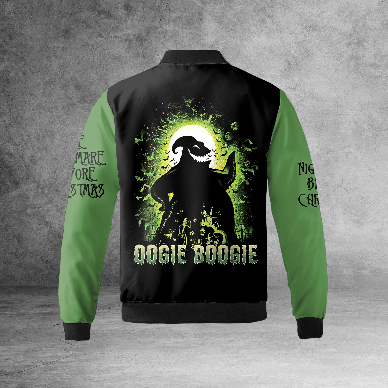 Personalized Nightmare Before Christmas Oogie Boogie Costume Bomber ...
