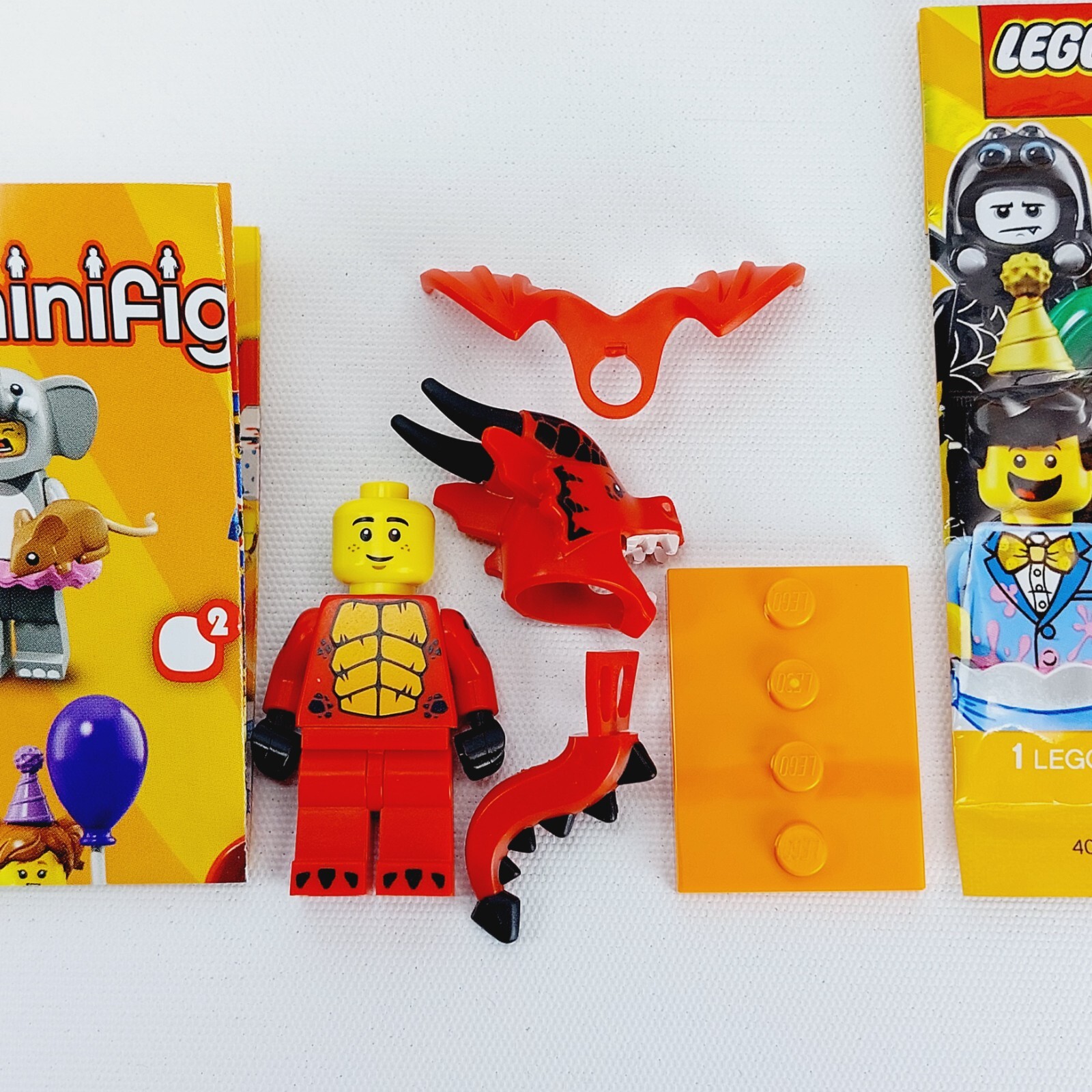 Lego 71021 Collectable Minifigures Series 18 #7 Dragon Suit Guy Red ...