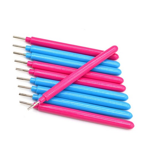 10X Random Slotted Paper Quilling Tools Muticolor Plastic DIY Paper ...