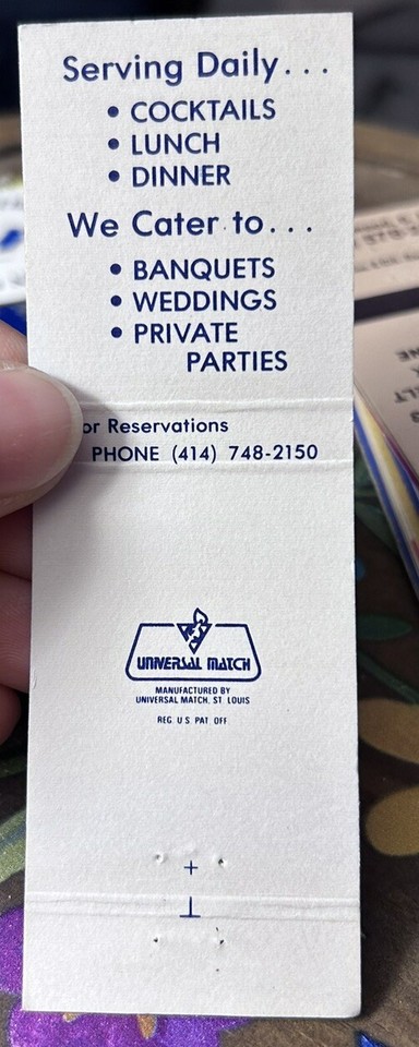 Matchbook Cover Republican House Ripon Wisconsin C128-1 | eBay