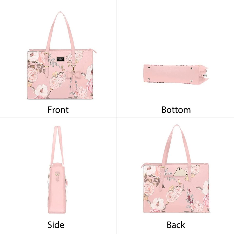 Laptop Tote Bag for MacBook Pro 15 16 inch 2023 M2 M1 Women PU Leather ...