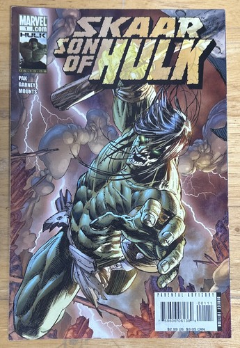 Skaar: Son Of Hulk Comic #1; Axeman Bone, Red King; Ads: Batman X-Men ...