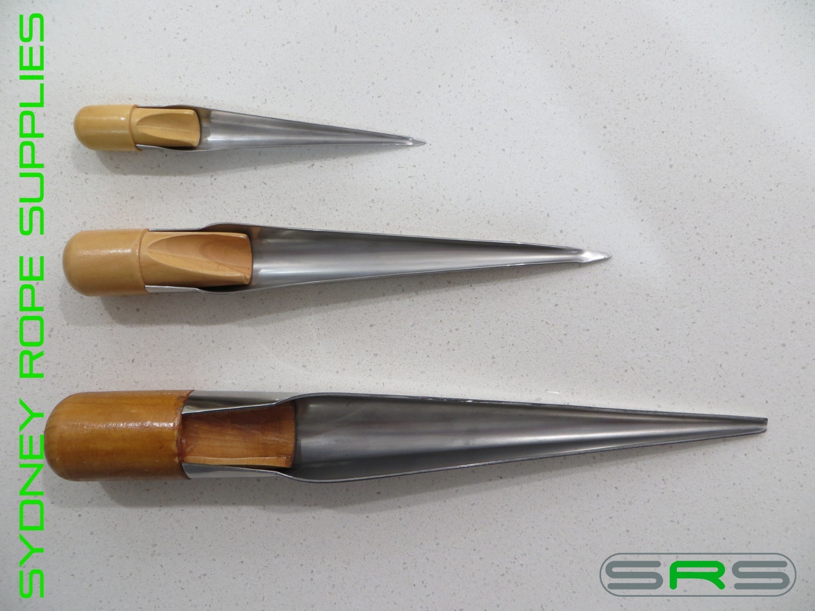 ULTIMATE SPLICING FID KIT 3 X STAINLESS STEEL FIDS , COMFORTABLE HANDLE ...