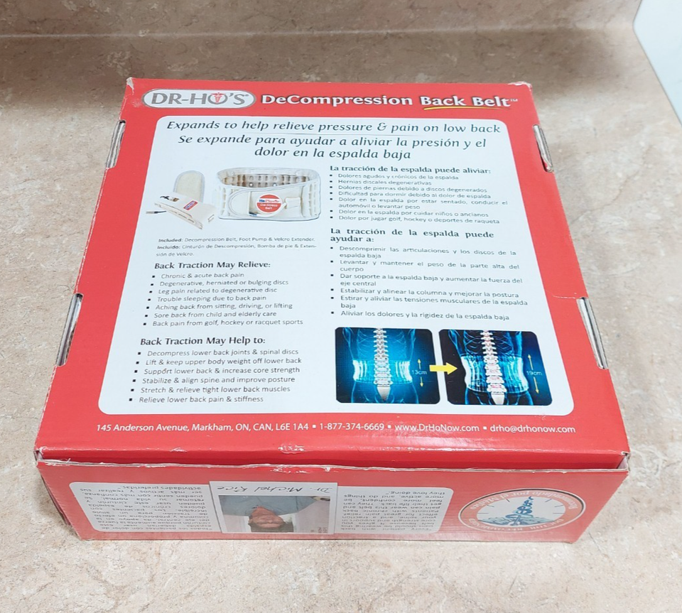 Dr Ho's Decompression Back Belt XL 48-52" - Helps with Back Pain As ...