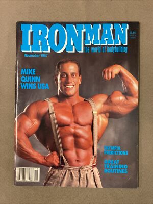Ironman Bodybuilding Muscle Fitness Magazine / Mike Quinn / 11-87 | eBay