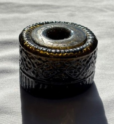Antique New England America Mid 1800s Geometric Ink Well Inkwell 3 | eBay