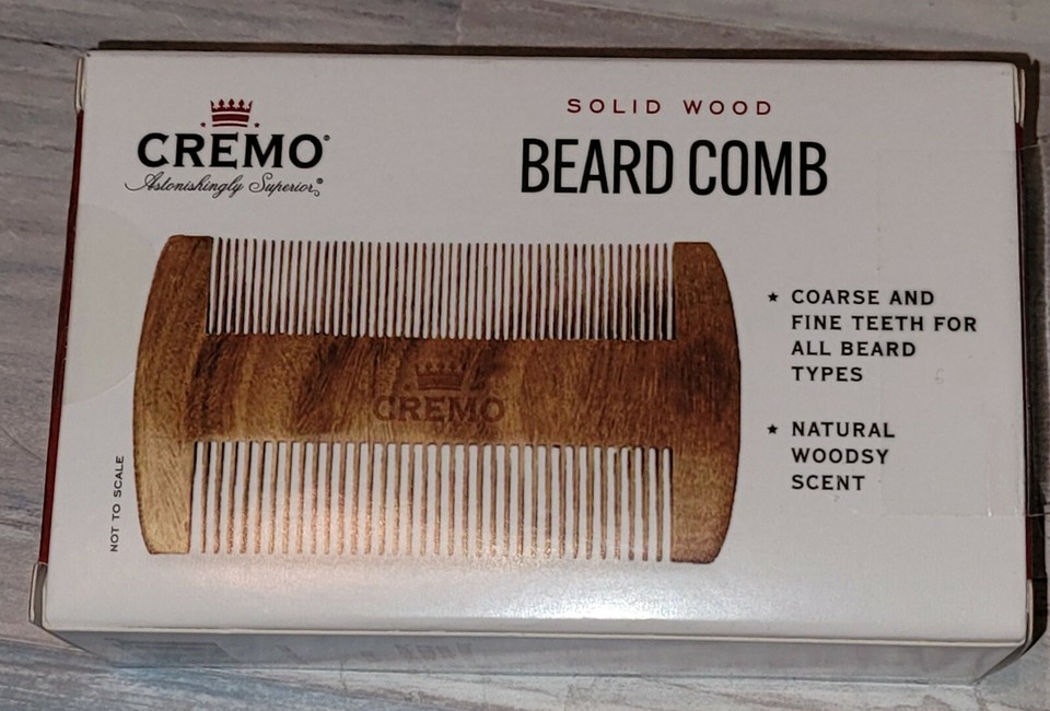 Cremo Verawood Beard Comb Woodsy Scent NIB | eBay