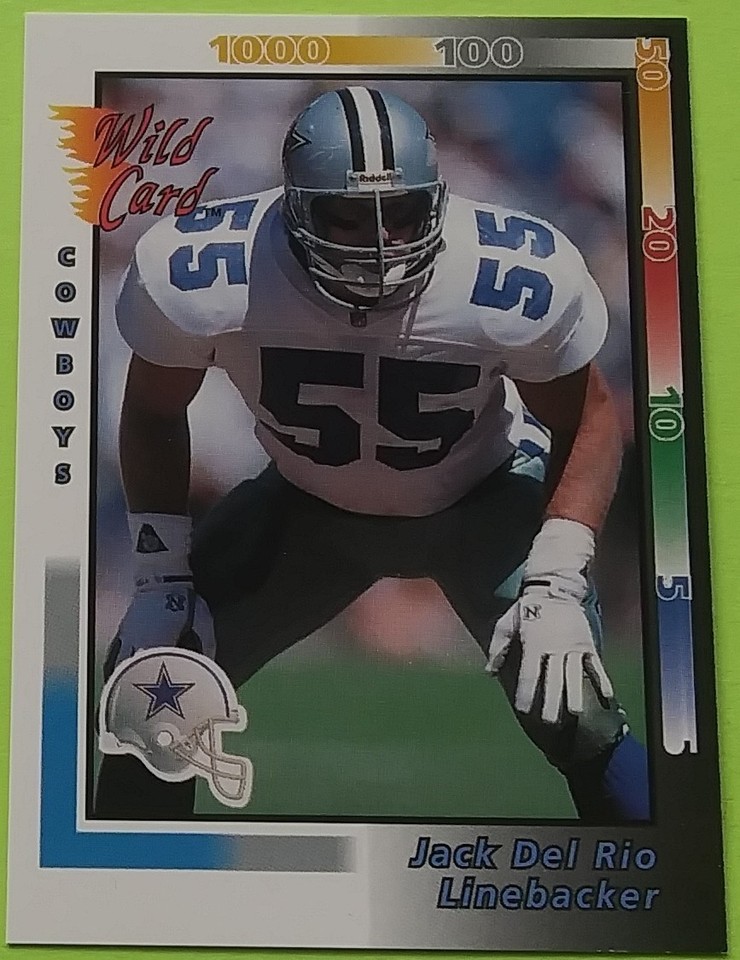 1992 Wild Card #164 Jack Del Rio Football Card (Dallas Cowboys) | eBay