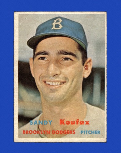 1957 Topps Set-Break #302 Sandy Koufax VG-VGEX *GMCARDS* | eBay
