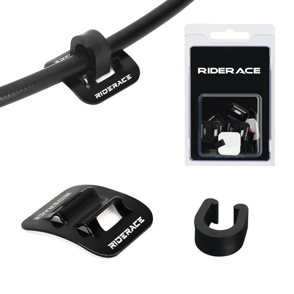 Practical Bike Brake Cable Guides & C Clips Clamps Wire Holder Set of 6 ...