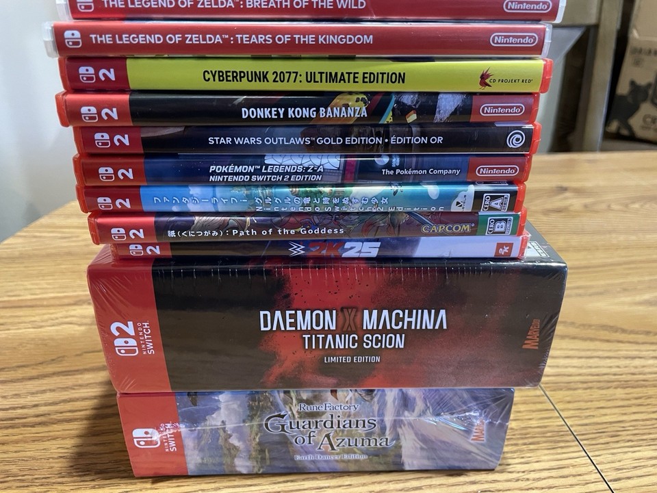 Switch 2 Game Bundle 11 Games, Complete, Collectors Editions | eBay