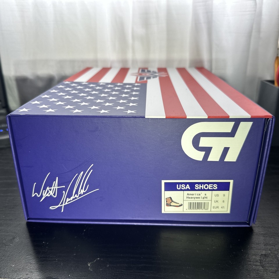 CH GEAR X Wyatt Hendrickson“America’s Heavyweight”CaptainAmericaWrestling Shoes | eBay