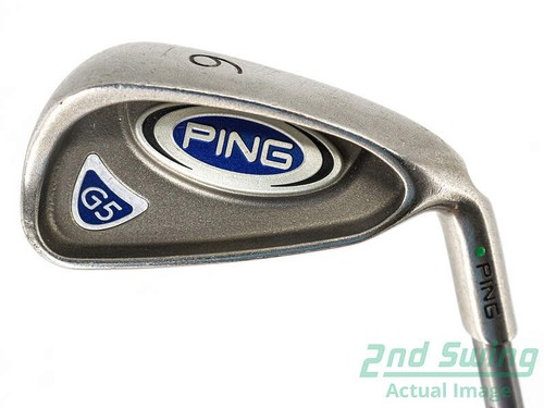 Ping G5 Single Iron 6 Iron Graphite Senior Right Green Dot 37.5in | eBay