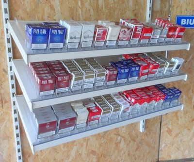 Zigarettenregal V3 Tego Zigaretten Regal Pusher 100x37 cm Tegometall ...