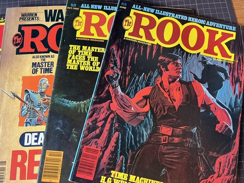 LOT OF 5 VINTAGE ROOK HORROR / SCI-FI MAGAZINES - WARREN SILVER AGE ...
