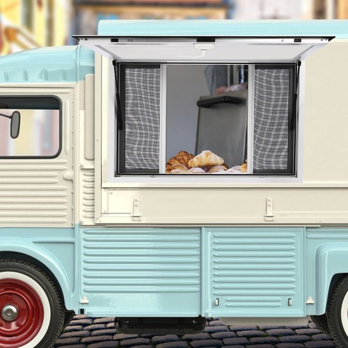 45"L x 30"W Concession Stand Serving Window Food Truck Service Awning ...