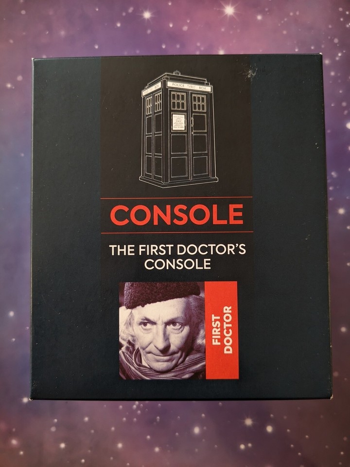 First Doctor Who TARDIS Console Black & White Figurine Collection ...