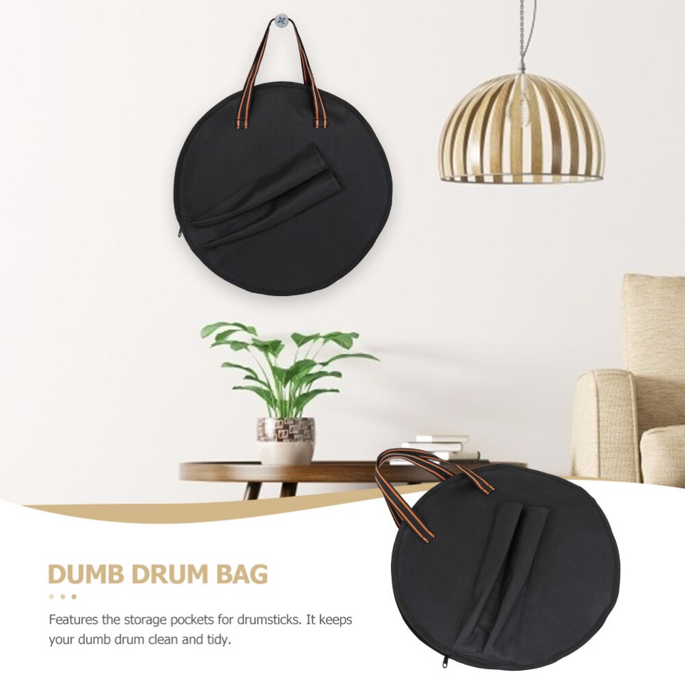 Cymbal Case Percussion Instrument Bag Dumb Drum Storage Portable Travel ...