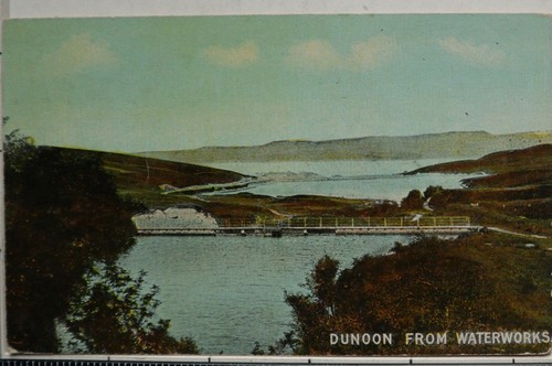 OLD POSTCARD 1924 DUNOON FROM WATERWORKS | eBay
