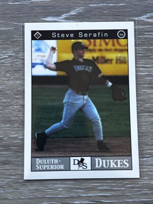 # 18 Steve Serafin Shortstop 2001 Warning Track Duluth-Superior Dukes MILB | eBay