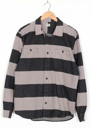 Chemise en flanelle EDWIN LABOUR homme taille XL manches longues rayée ...