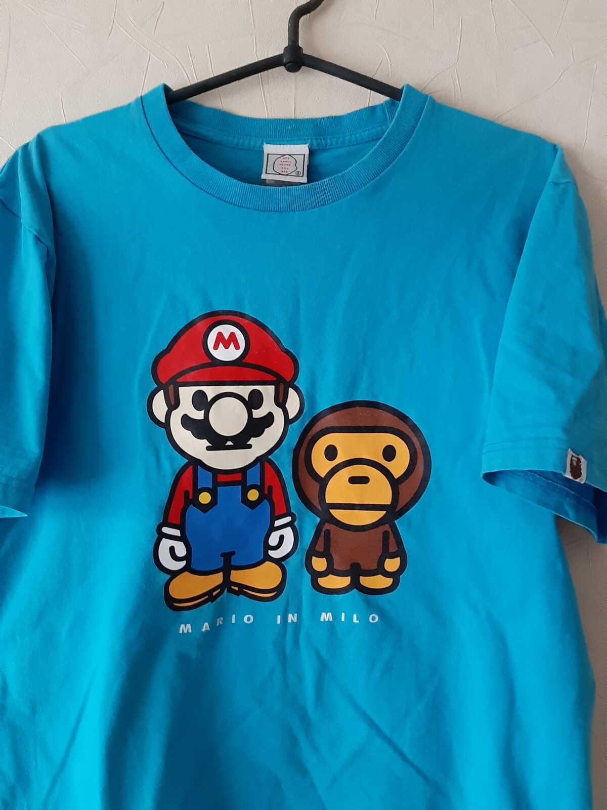 Bathing Ape BAPE X NINTENDO Mario To Milo BABY MILO T… - Gem