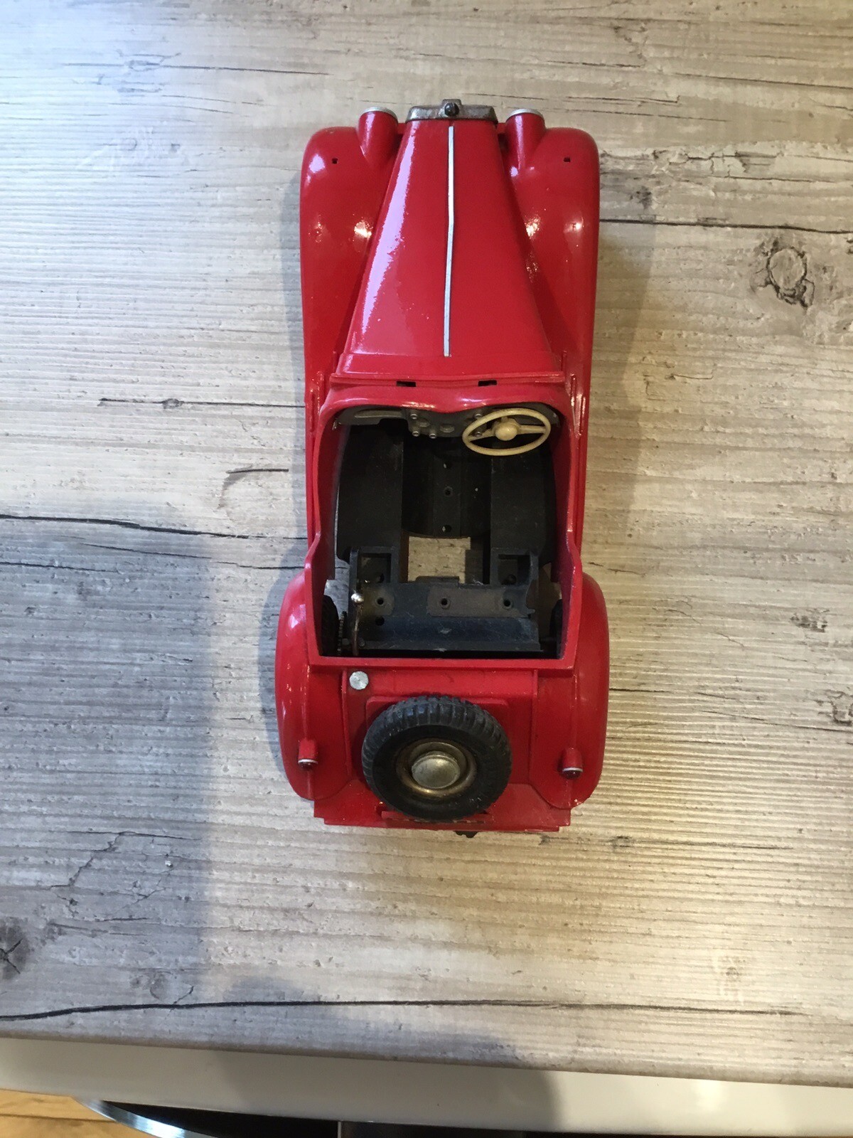 Victory Industries MGTF 1/18 scale model car -Red For Restoration ...